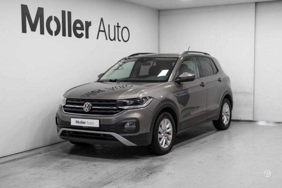 Pelēks Volkswagen T-Cross 2020 Viļņa, ar dzinēja tilpumu 1.00 L un nobraukumu 122 tūkst. km par 14950 €, foto 1 vietnē AUTOMOTO.COM.LV