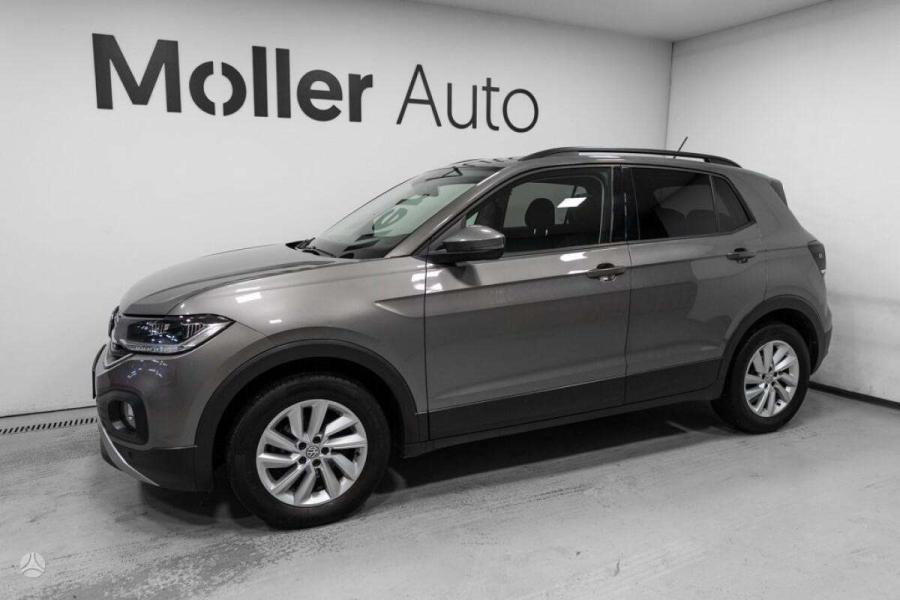 Pelēks Volkswagen T-Cross 2020 Viļņa, ar dzinēja tilpumu 1.00 L un nobraukumu 122 tūkst. km par 14950 €, foto 3 vietnē AUTOMOTO.COM.LV