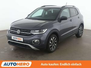 Pelēks Volkswagen T-Cross 2021 Kauņa, ar dzinēja tilpumu 1.00 L un nobraukumu 67 tūkst. km par 21772 €, foto  vietnē AUTOMOTO.COM.LV