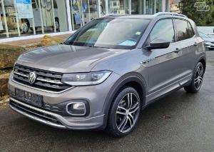 Grey Volkswagen T-Cross 2021 in Kaunas, with an engine capacity of 1.50 L and mileage of 62 thousand km for 22369 €, photo  on AUTOMOTO.COM.LV