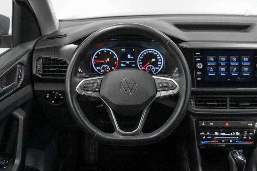 Pelēks Volkswagen T-Cross 2021 Viļņa, ar dzinēja tilpumu 1.50 L un nobraukumu 79 tūkst. km par 18950 €, foto 9 vietnē AUTOMOTO.COM.LV