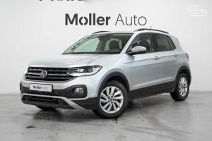Grey Volkswagen T-Cross 2021 in Vilnius, with an engine capacity of 1.50 L and mileage of 79 thousand km for 18950 €, photo  on AUTOMOTO.COM.LV