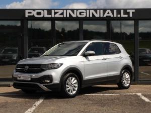 Grey Volkswagen T-Cross 2021 in Vilnius, with an engine capacity of 1.00 L and mileage of 113 thousand km for 15950 €, photo  on AUTOMOTO.COM.LV