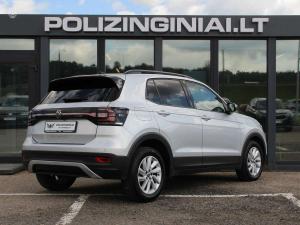 Grey Volkswagen T-Cross 2021 in Vilnius, with an engine capacity of 1.00 L and mileage of 113 thousand km for 15950 €, photo 4 on AUTOMOTO.COM.LV