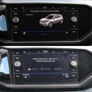 Grey Volkswagen T-Cross 2021 in Vilnius, with an engine capacity of 1.00 L and mileage of 113 thousand km for 15950 €, photo 12 on AUTOMOTO.COM.LV