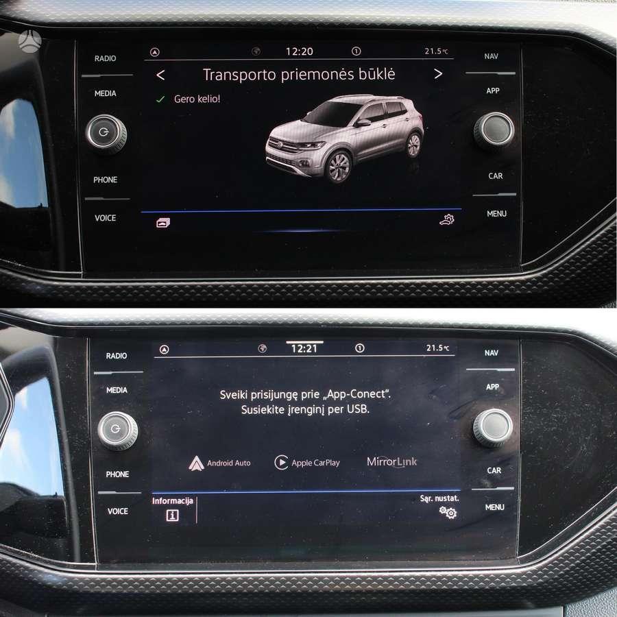 Grey Volkswagen T-Cross 2021 in Vilnius, with an engine capacity of 1.00 L and mileage of 113 thousand km for 15950 €, photo 12 on AUTOMOTO.COM.LV