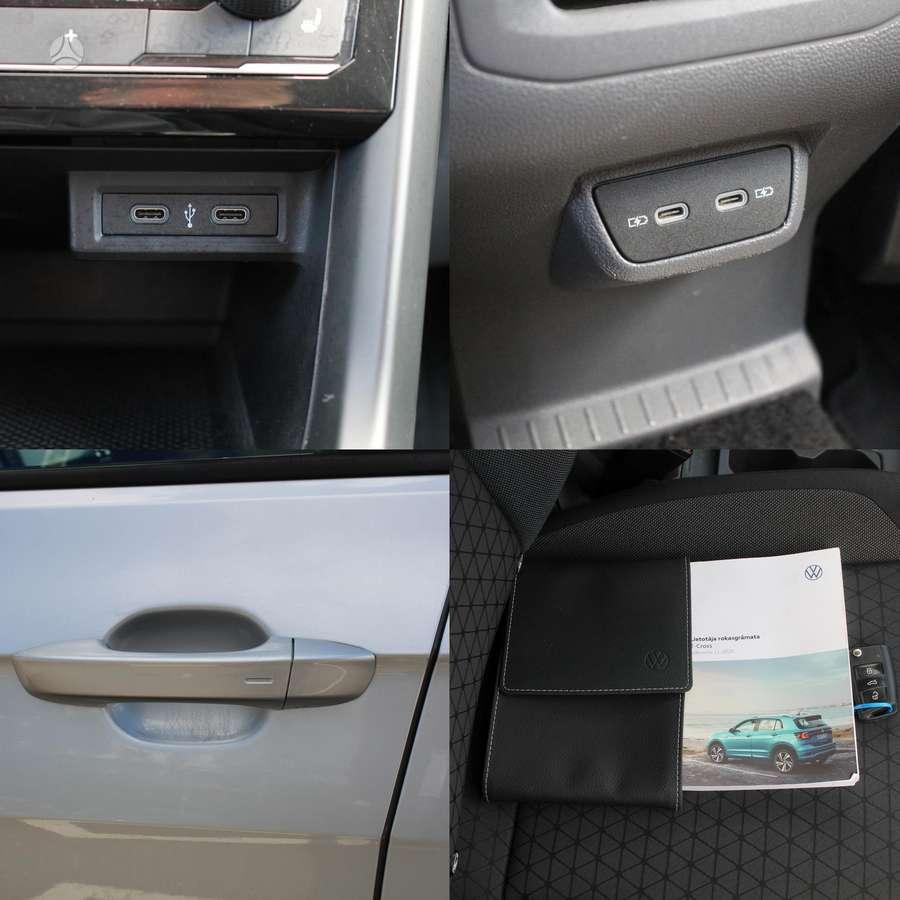 Grey Volkswagen T-Cross 2021 in Vilnius, with an engine capacity of 1.00 L and mileage of 113 thousand km for 15950 €, photo 20 on AUTOMOTO.COM.LV