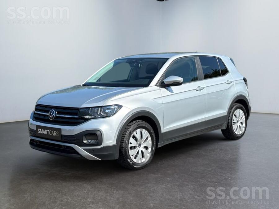 Pelēks Volkswagen T-Cross 2021 Rīga, ar dzinēja tilpumu 1.00 L un nobraukumu 67 tūkst. km par 14290 €, foto 1 vietnē AUTOMOTO.COM.LV