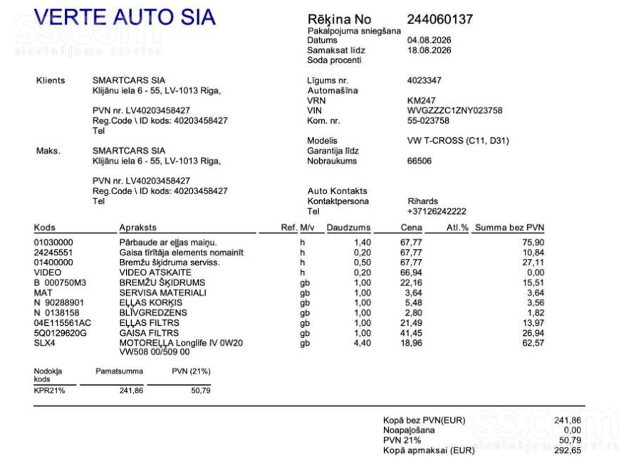 Pelēks Volkswagen T-Cross 2021 Rīga, ar dzinēja tilpumu 1.00 L un nobraukumu 67 tūkst. km par 14290 €, foto 28 vietnē AUTOMOTO.COM.LV