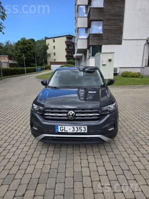 Grey Volkswagen T-Cross 2021 in Jurmala, with an engine capacity of 1.00 L and mileage of 66 thousand km for 13600 €, photo  on AUTOMOTO.COM.LV