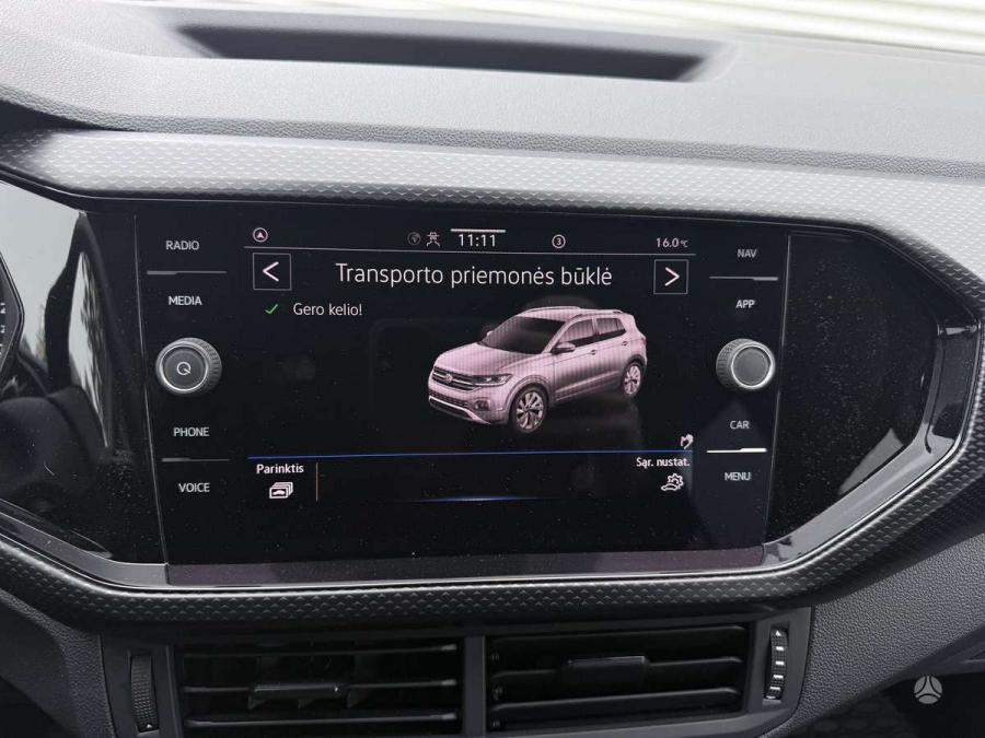 Серый Фольксваген T-Cross 2021 в Вильнюс, объемом двигателя 1.00 л и пробегом 86 тыс. км за 14740 €, фото 17 на AUTOMOTO.COM.LV