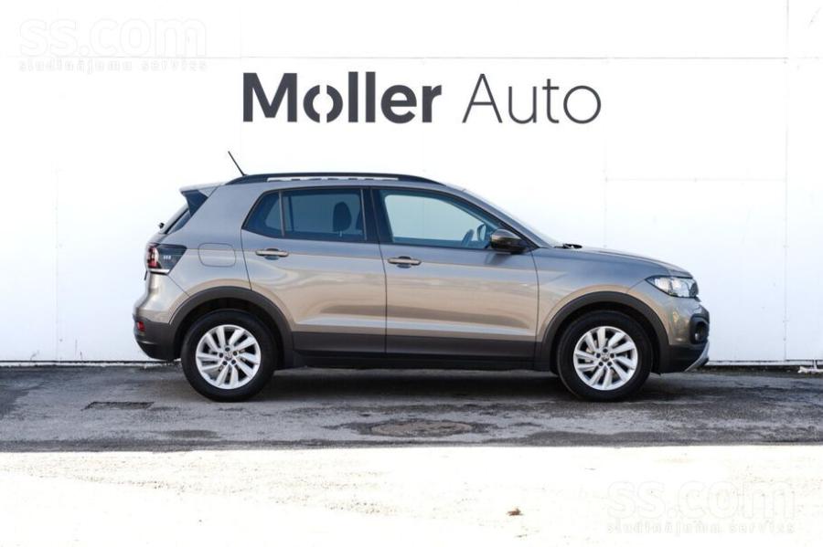 Pelēks Volkswagen T-Cross 2021 Rīga, ar dzinēja tilpumu 1.00 L un nobraukumu 84 tūkst. km par 15650 €, foto 6 vietnē AUTOMOTO.COM.LV