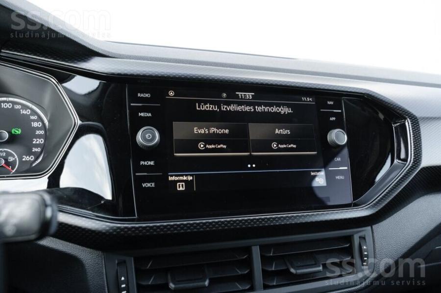 Pelēks Volkswagen T-Cross 2021 Rīga, ar dzinēja tilpumu 1.00 L un nobraukumu 84 tūkst. km par 15650 €, foto 19 vietnē AUTOMOTO.COM.LV