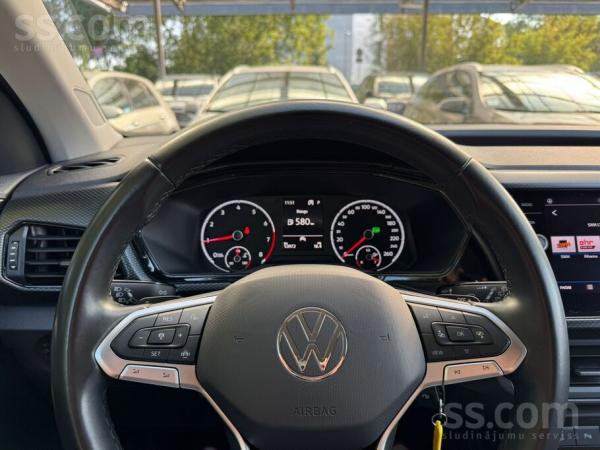 Grey Volkswagen T-Cross 2022 in Riga, with an engine capacity of 1.50 L and mileage of 54 thousand km for 18850 €, photo 8 on AUTOMOTO.COM.LV