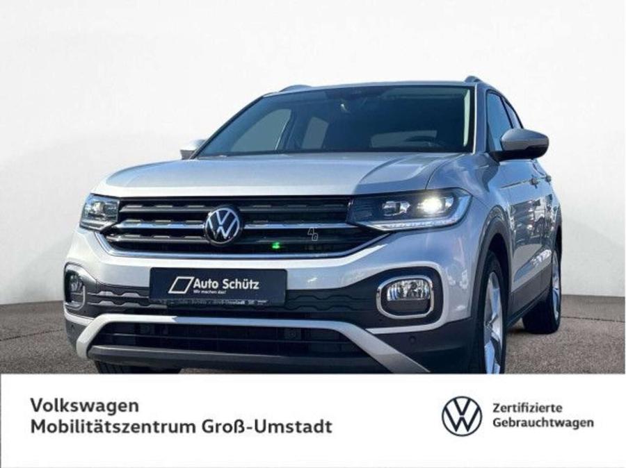 Pelēks Volkswagen T-Cross 2022 Kauņa, ar dzinēja tilpumu 1.50 L un nobraukumu 74 tūkst. km par 24757 €, foto 1 vietnē AUTOMOTO.COM.LV