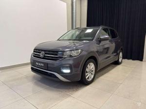 Pelēks Volkswagen T-Cross 2022 Viļņa, ar dzinēja tilpumu 1.00 L un nobraukumu 80 tūkst. km par 17600 €, foto  vietnē AUTOMOTO.COM.LV