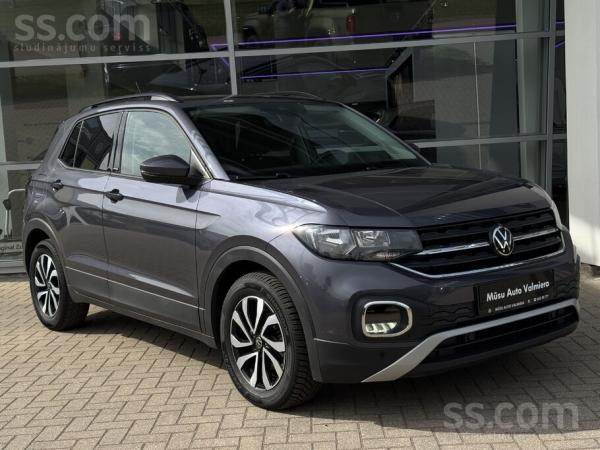 Pelēks Volkswagen T-Cross 2022 Valmiera, ar dzinēja tilpumu 1.00 L un nobraukumu 75 tūkst. km par 16700 €, foto 1 vietnē AUTOMOTO.COM.LV