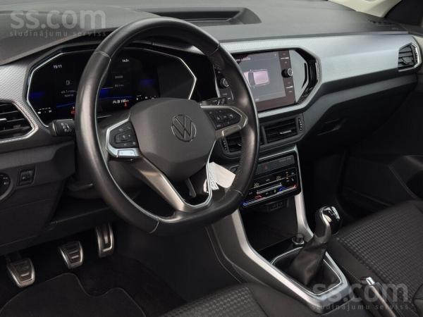 Pelēks Volkswagen T-Cross 2022 Valmiera, ar dzinēja tilpumu 1.00 L un nobraukumu 75 tūkst. km par 16700 €, foto 8 vietnē AUTOMOTO.COM.LV