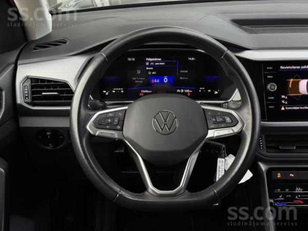 Pelēks Volkswagen T-Cross 2022 Valmiera, ar dzinēja tilpumu 1.00 L un nobraukumu 75 tūkst. km par 16700 €, foto 9 vietnē AUTOMOTO.COM.LV