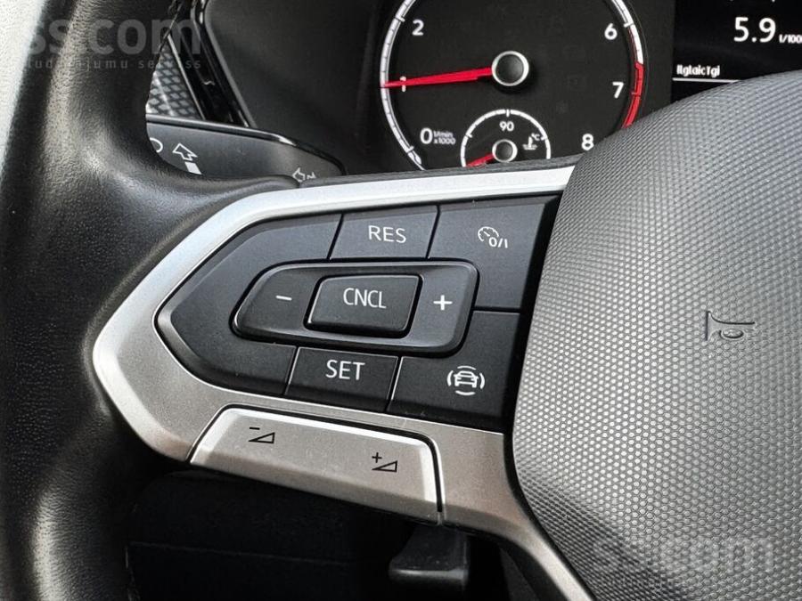 Pelēks Volkswagen T-Cross 2022 Rīga, ar dzinēja tilpumu 1.00 L un nobraukumu 210 tūkst. km par 10900 €, foto 22 vietnē AUTOMOTO.COM.LV