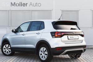 Pelēks Volkswagen T-Cross 2022 Ventspils, ar dzinēja tilpumu 1.00 L un nobraukumu 49 tūkst. km par 15850 €, foto 4 vietnē AUTOMOTO.COM.LV