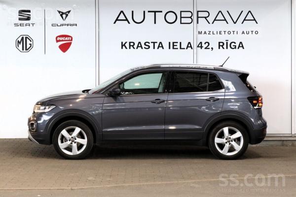 Серый Фольксваген T-Cross 2022 в Рига, объемом двигателя 1.00 л и пробегом 75 тыс. км за 16490 €, фото 4 на AUTOMOTO.COM.LV