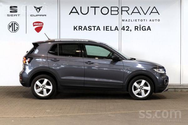 Серый Фольксваген T-Cross 2022 в Рига, объемом двигателя 1.00 л и пробегом 75 тыс. км за 16490 €, фото 5 на AUTOMOTO.COM.LV