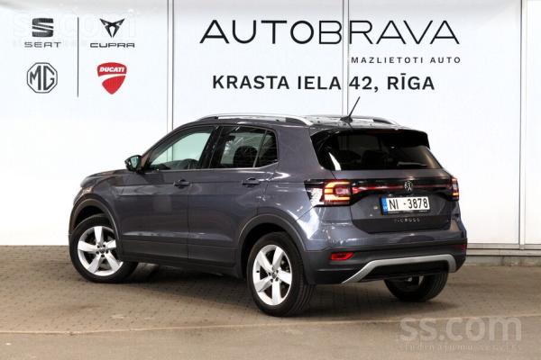 Серый Фольксваген T-Cross 2022 в Рига, объемом двигателя 1.00 л и пробегом 75 тыс. км за 16490 €, фото 6 на AUTOMOTO.COM.LV