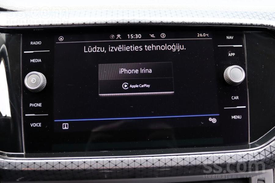 Pelēks Volkswagen T-Cross 2022 Rīga, ar dzinēja tilpumu 1.00 L un nobraukumu 75 tūkst. km par 16490 €, foto 14 vietnē AUTOMOTO.COM.LV