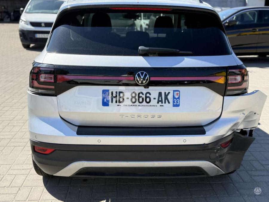 Серый Фольксваген T-Cross 2022 в Каунас, объемом двигателя 1.00 л и пробегом 39 тыс. км за 11800 €, фото 8 на AUTOMOTO.COM.LV