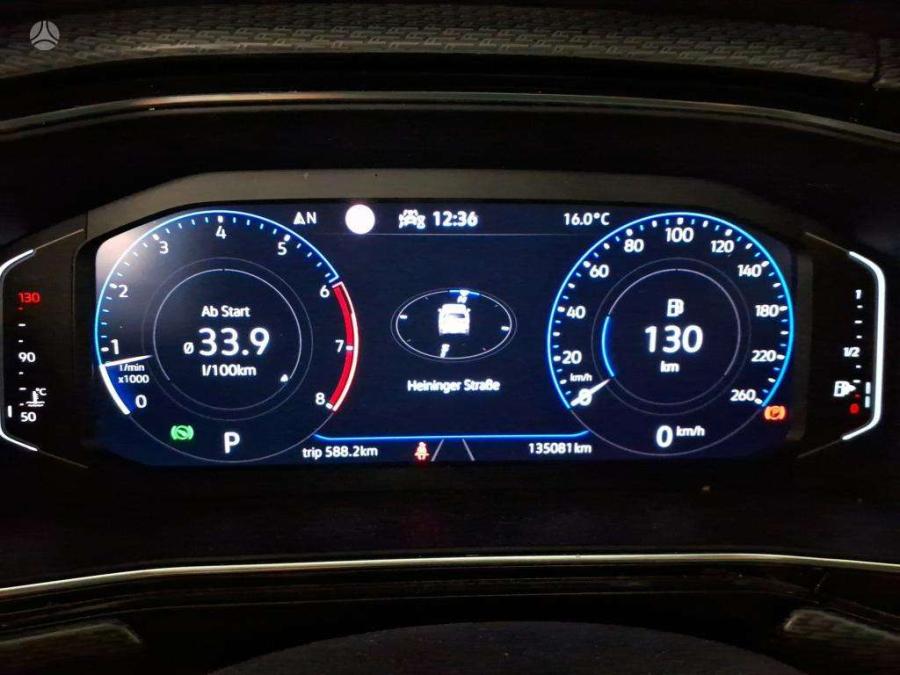 Grey Volkswagen T-Cross 2022 in Vilnius, with an engine capacity of 1.50 L and mileage of 135 thousand km for 18820 €, photo 9 on AUTOMOTO.COM.LV