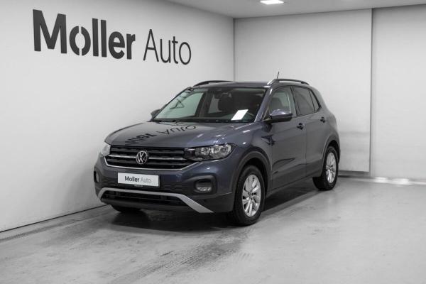 Pelēks Volkswagen T-Cross 2022 Viļņa, ar dzinēja tilpumu 1.00 L un nobraukumu 55 tūkst. km par 16500 €, foto 1 vietnē AUTOMOTO.COM.LV