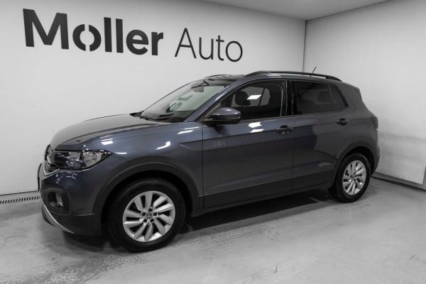 Pelēks Volkswagen T-Cross 2022 Viļņa, ar dzinēja tilpumu 1.00 L un nobraukumu 55 tūkst. km par 16500 €, foto 3 vietnē AUTOMOTO.COM.LV