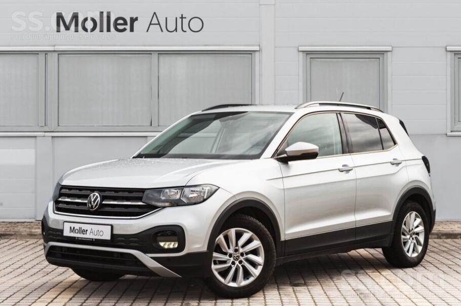 Pelēks Volkswagen T-Cross 2022 Ventspils, ar dzinēja tilpumu 1.00 L un nobraukumu 62 tūkst. km par 16050 €, foto 1 vietnē AUTOMOTO.COM.LV