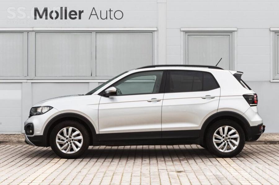 Pelēks Volkswagen T-Cross 2022 Ventspils, ar dzinēja tilpumu 1.00 L un nobraukumu 62 tūkst. km par 16050 €, foto 3 vietnē AUTOMOTO.COM.LV