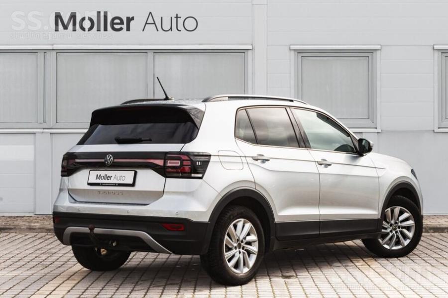 Pelēks Volkswagen T-Cross 2022 Ventspils, ar dzinēja tilpumu 1.00 L un nobraukumu 62 tūkst. km par 16050 €, foto 6 vietnē AUTOMOTO.COM.LV