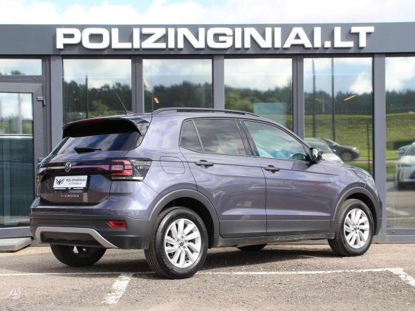 Pelēks Volkswagen T-Cross 2022 Viļņa, ar dzinēja tilpumu 1.00 L un nobraukumu 79 tūkst. km par 17250 €, foto 5 vietnē AUTOMOTO.COM.LV