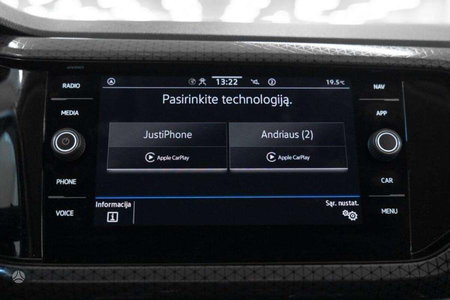 Grey Volkswagen T-Cross 2022 in Vilnius, with an engine capacity of 1.00 L and mileage of 66 thousand km for 18900 €, photo 19 on AUTOMOTO.COM.LV