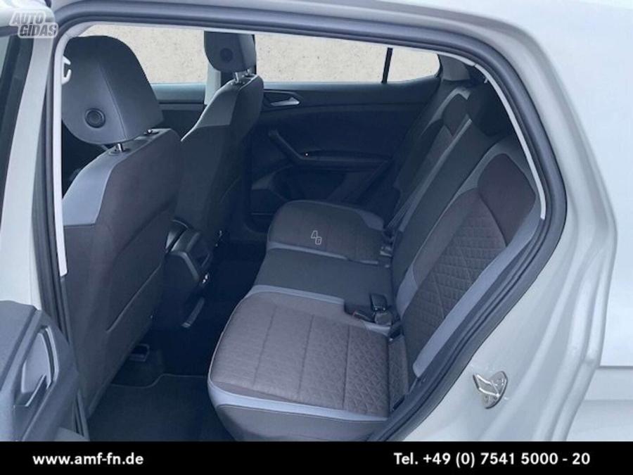 Grey Volkswagen T-Cross 2023 in Kaunas, with an engine capacity of 1.00 L and mileage of 24 thousand km for 26196 €, photo 11 on AUTOMOTO.COM.LV