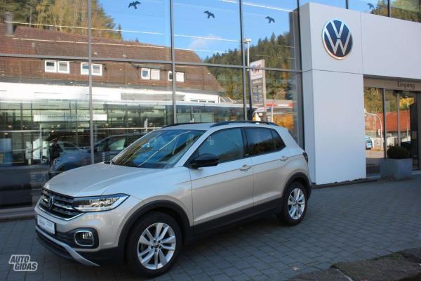 Grey Volkswagen T-Cross 2023 in Kaunas, with an engine capacity of 1.00 L and mileage of 21 thousand km for 27025 €, photo 1 on AUTOMOTO.COM.LV