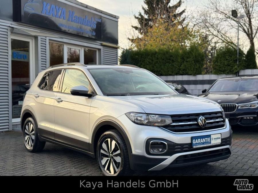 Grey Volkswagen T-Cross 2023 in Kaunas, with an engine capacity of 1.00 L and mileage of 32 thousand km for 21594 €, photo 1 on AUTOMOTO.COM.LV