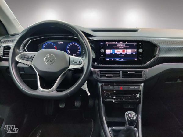 Grey Volkswagen T-Cross 2023 in Kaunas, with an engine capacity of 1.00 L and mileage of 19 thousand km for 22097 €, photo 8 on AUTOMOTO.COM.LV