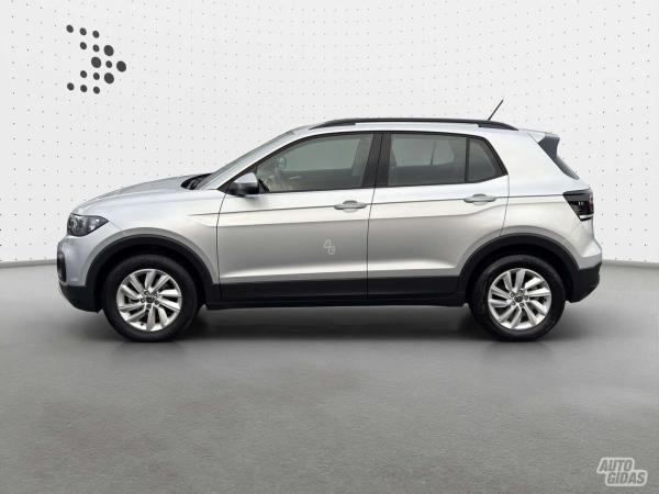 Grey Volkswagen T-Cross 2023 in Kaunas, with an engine capacity of 1.00 L and mileage of 18 thousand km for 23573 €, photo 5 on AUTOMOTO.COM.LV