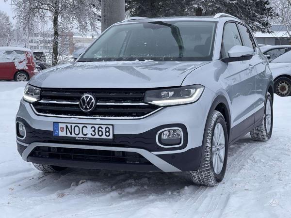 Pelēks Volkswagen T-Cross 2023 Šauļi, ar dzinēja tilpumu 1.00 L un nobraukumu 53 tūkst. km par 17200 €, foto 5 vietnē AUTOMOTO.COM.LV