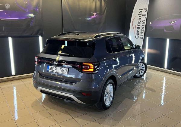 Grey Volkswagen T-Cross 2023 in Vilnius, with an engine capacity of 1.00 L and mileage of 60 thousand km for 16500 €, photo 2 on AUTOMOTO.COM.LV
