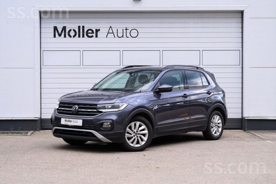 Pelēks Volkswagen T-Cross 2023 Rīga, ar dzinēja tilpumu 1.00 L un nobraukumu 57 tūkst. km par 20950 €, foto 1 vietnē AUTOMOTO.COM.LV