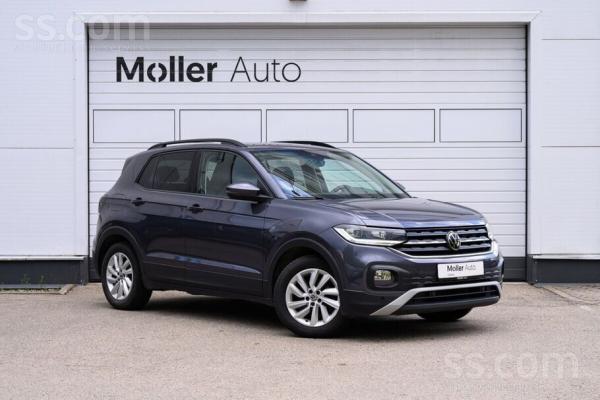 Grey Volkswagen T-Cross 2023 in Riga, with an engine capacity of 1.00 L and mileage of 57 thousand km for 20950 €, photo 2 on AUTOMOTO.COM.LV