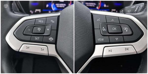 Pelēks Volkswagen T-Cross 2023 Viļņa, ar dzinēja tilpumu 1.00 L un nobraukumu 95 tūkst. km par 15990 €, foto 10 vietnē AUTOMOTO.COM.LV