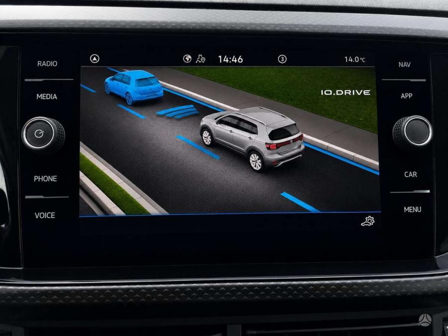 Серый Фольксваген T-Cross 2023 в Вильнюс, объемом двигателя 1.00 л и пробегом 95 тыс. км за 15990 €, фото 17 на AUTOMOTO.COM.LV
