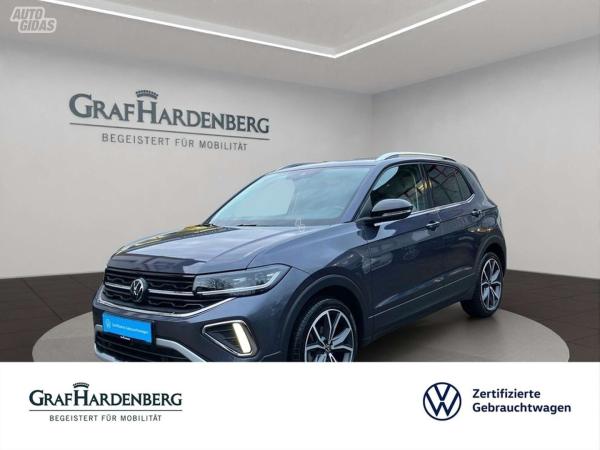 Pelēks Volkswagen T-Cross 2024 Kauņa, ar dzinēja tilpumu 1.00 L un nobraukumu 18 tūkst. km par 28465 €, foto 1 vietnē AUTOMOTO.COM.LV